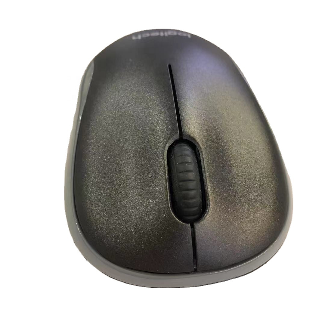 Grey optical mouse compact for pc laptop
