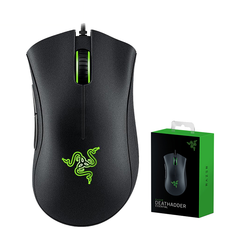 Original razer deathadder essential wired gaming mouse